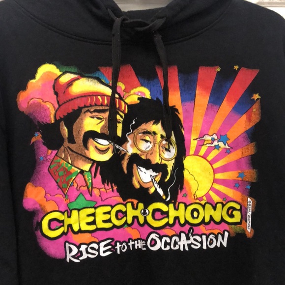 Cheech & Chong | Shirts | Cheech Chong Rise To The Occasion Hoodie ...